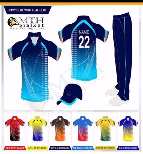 Buy online Custom sublimated Uniforms, cricket kits, dresses clothing
